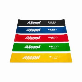 Bande di Resistenza | Set da 5 Elastici Fitness per Glutei e Gambe ...