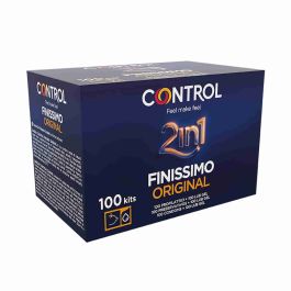 CONTROL 2 In 1 Finissimo Original preservativi super sottili 0,05 mm + gel lubrificante - Pacco ...