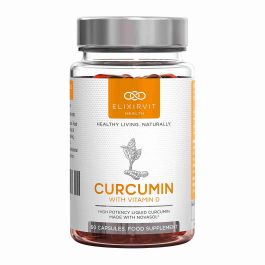 Curcumina Liquida Elixirvit con Vitamina D - 185x Più Biodisponibile ...