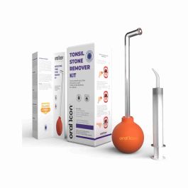Kit di rimozione tonsilloliti Oral Icon® - Rimuove i calcoli tonsillari ...