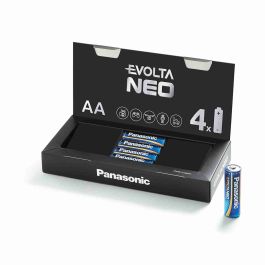 Panasonic EVOLTA NEO - batteria alcalina, scatola da 4 AA, altissime ...