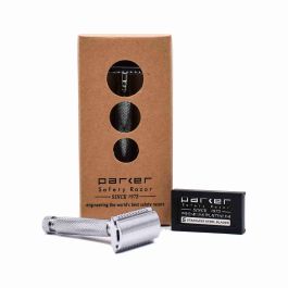 Parker Safety Razor Parker 97R tradizionale manico corto doppio bordo ...