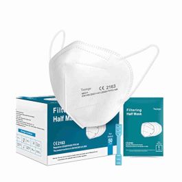 Tayogo - Maschere bianche FFP2 Maschere usa e getta (50 Pezzi) | RDN ...